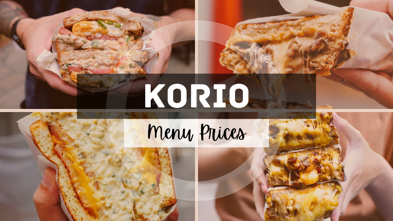 KORIO MENU SINGAPORE & UPDATED PRICES 2025