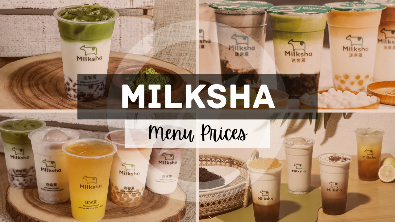 MILKSHA MENU SINGAPORE & UPDATED PRICES 2025