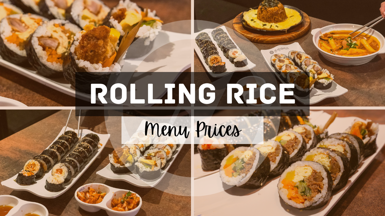 ROLLING RICE MENU SINGAPORE & UPDATED PRICES 2025