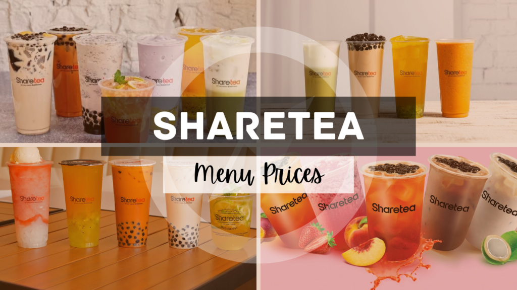 ITEA MENU SINGAPORE & UPDATED PRICES 2025