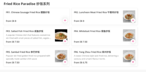 THREE MEALS A DAY MENU SINGAPORE UPDATED 2025