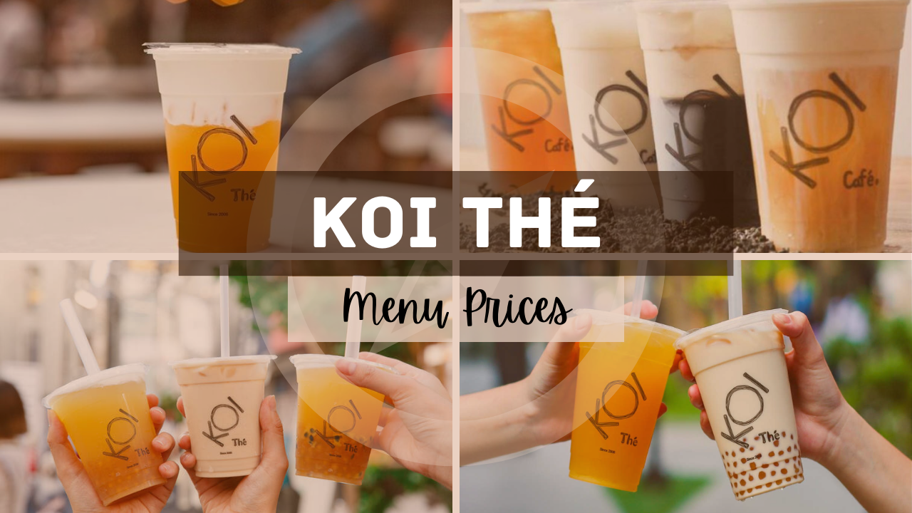 KOI MENU SINGAPORE & UPDATED PRICES 2026