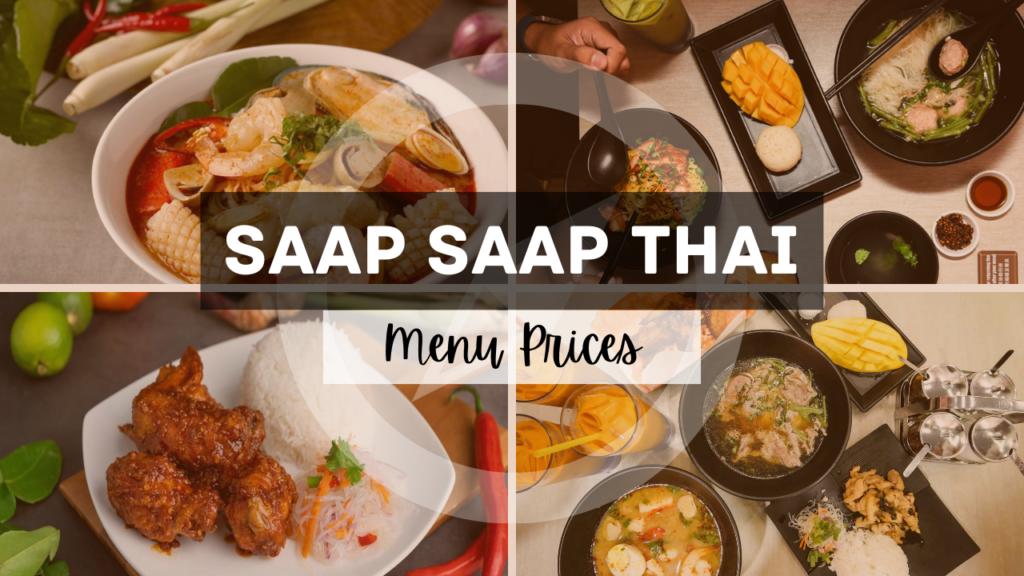 KIN KAO MAI MENU SINGAPORE & UPDATED PRICES 2025