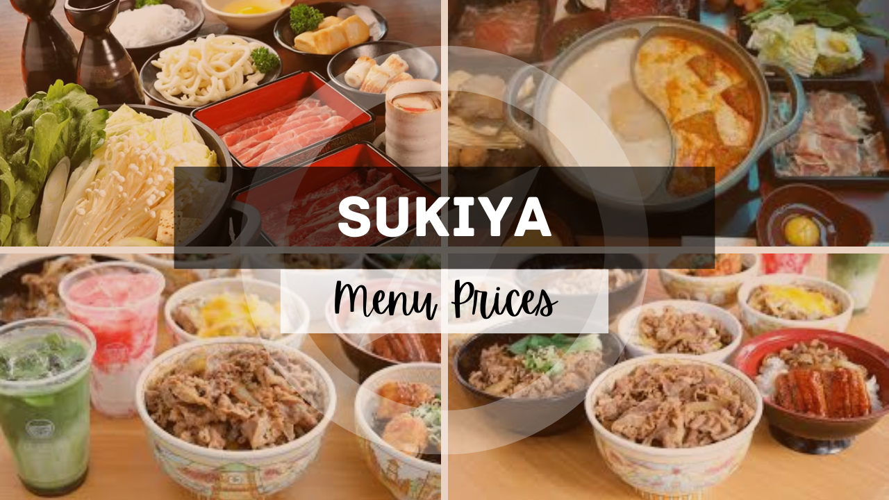 SUKIYA MENU SINGAPORE & UPDATED PRICES 2025