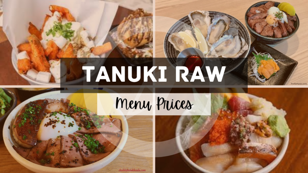 CHATERAISE MENU SINGAPORE & UPDATED PRICES 2025