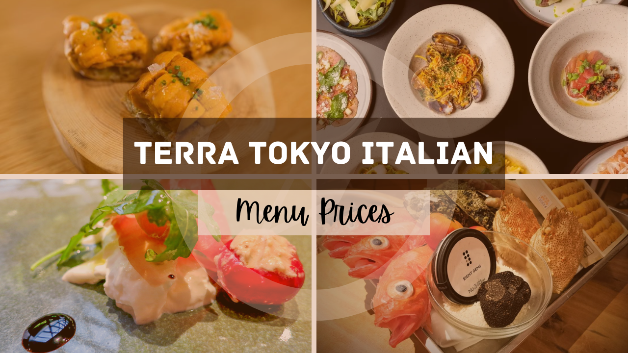 TERRA TOKYO ITALIAN MENU SINGAPORE 2025