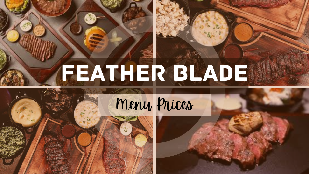 THE FEATHER BLADE MENU SINGAPORE & UPDATED PRICES 2025