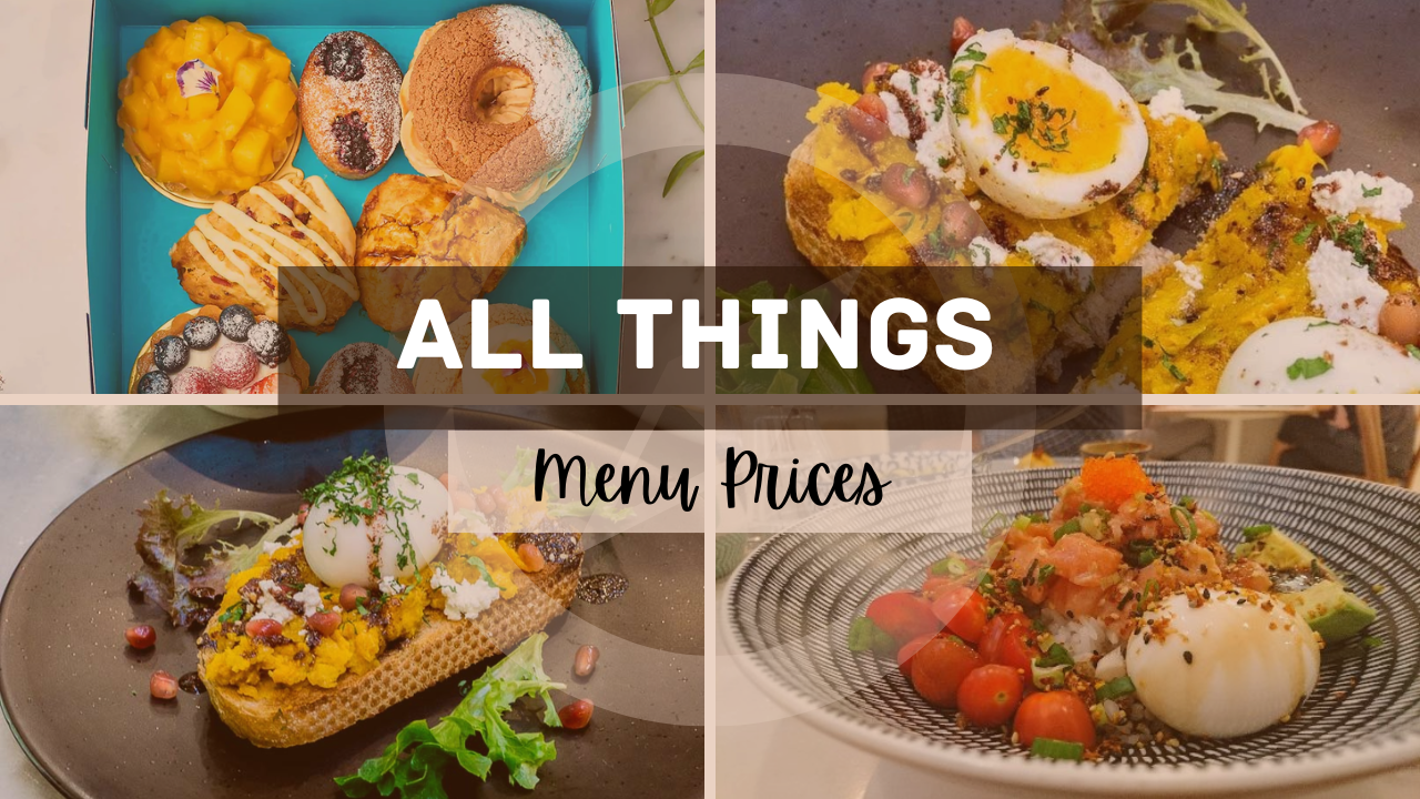 ALL THINGS DELICIOUS MENU SINGAPORE 2025