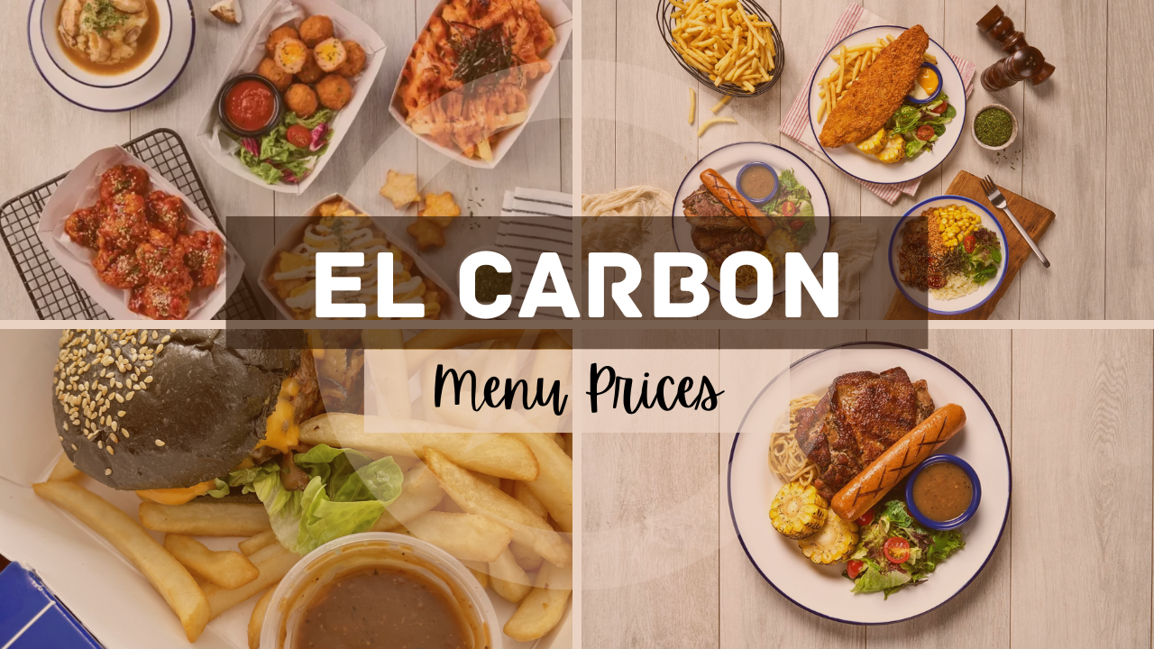 EL CARBON MENU SINGAPORE & UPDATED PRICES 2025
