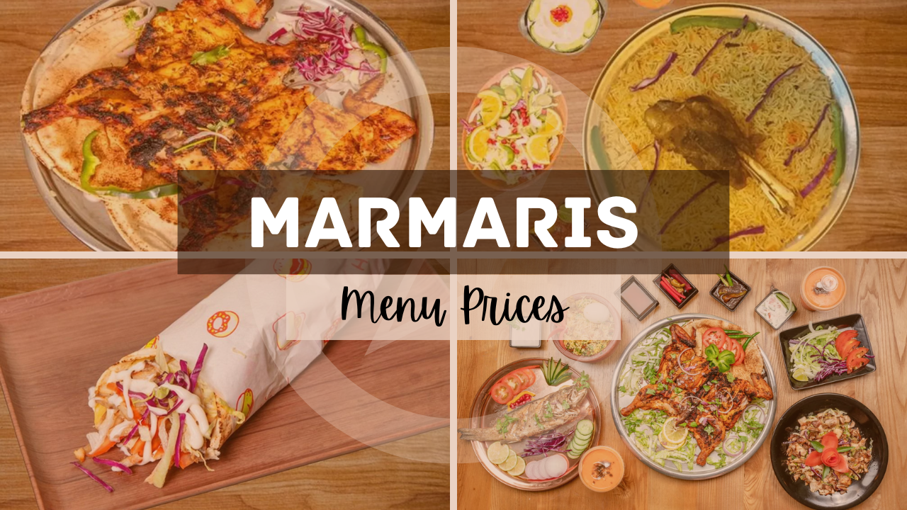 MARMARIS MENU SINGAPORE & UPDATED PRICES 2025