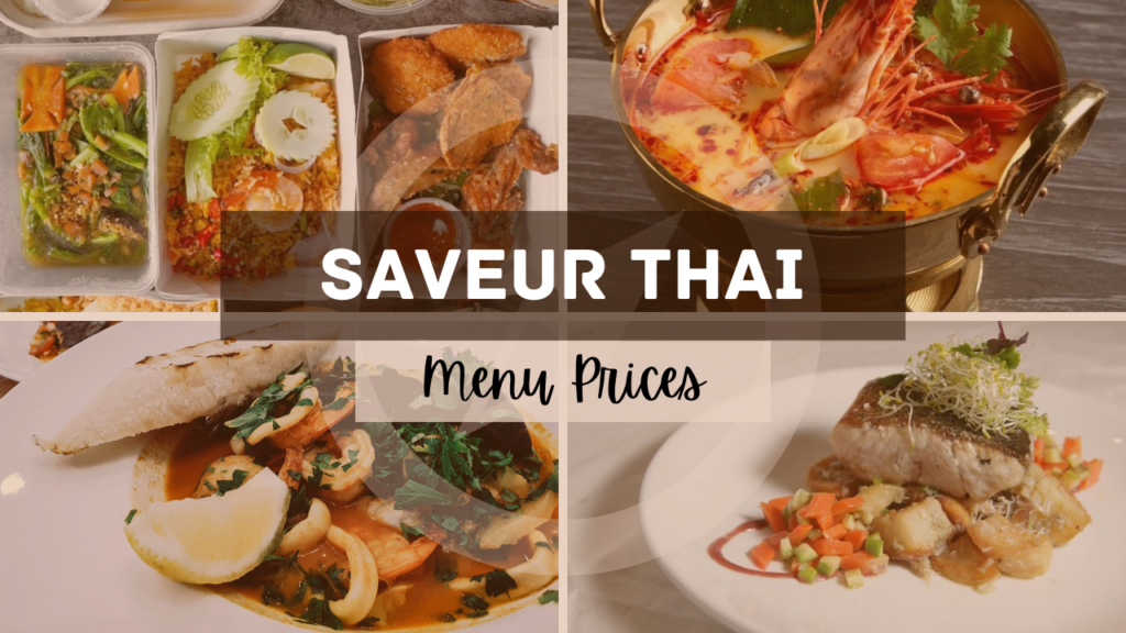GOLDEN THAI VILLAGE MENU SINGAPORE & UPDATED PRICES 2025