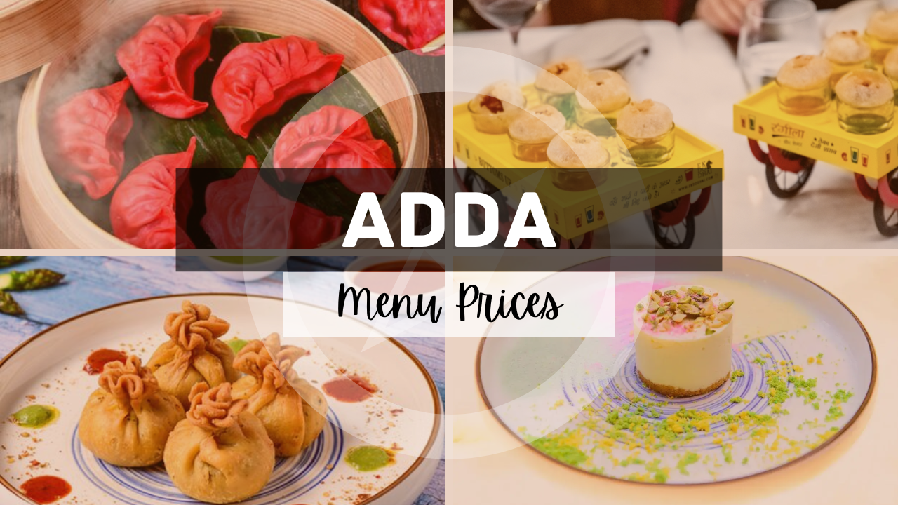 ADDA MENU SINGAPORE & UPDATED PRICES 2025