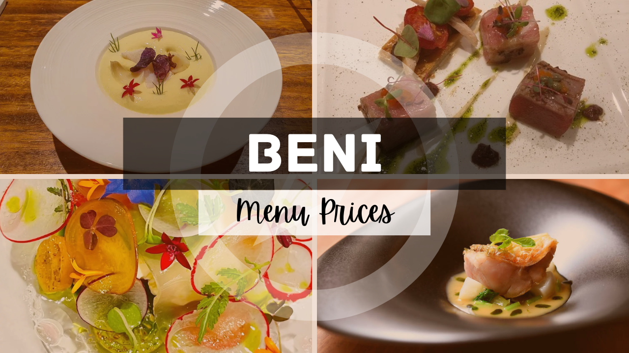 BENI MENU SINGAPORE & UPDATED PRICES 2025