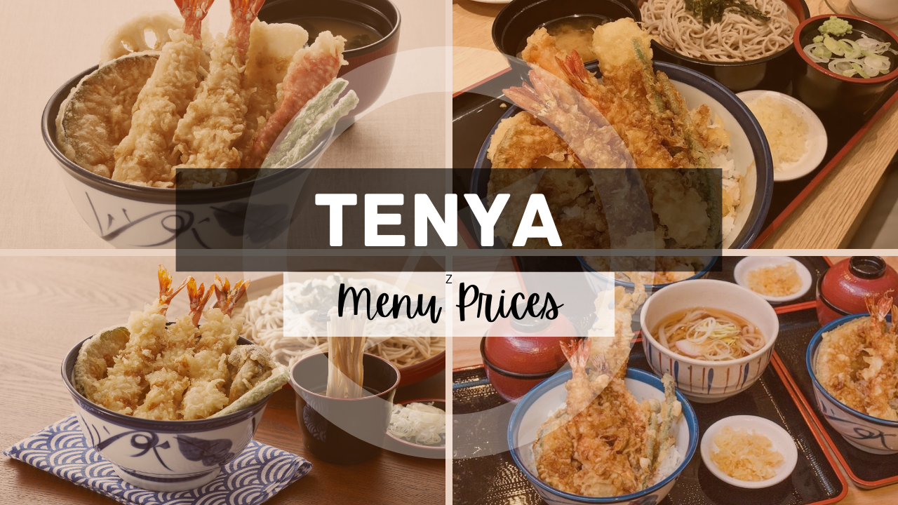 TENYA MENU SINGAPORE & UPDATED PRICES 2025