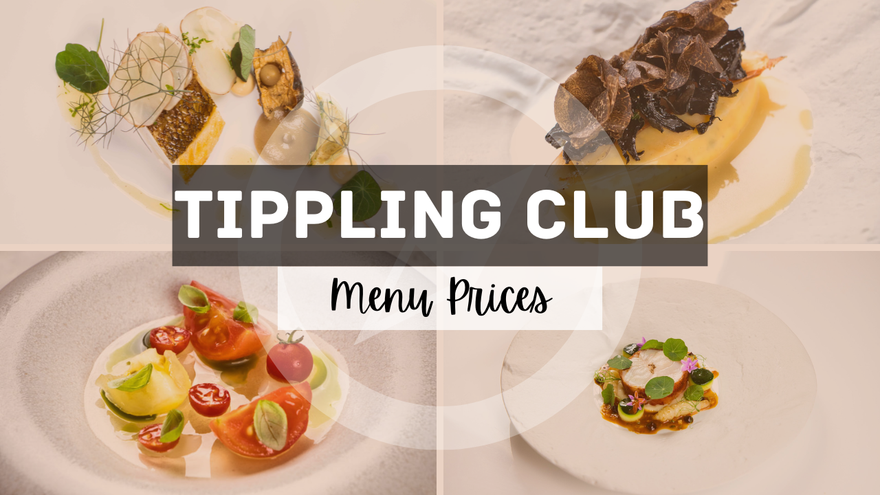 TIPPLING CLUB MENU SINGAPORE & UPDATED PRICES 2025
