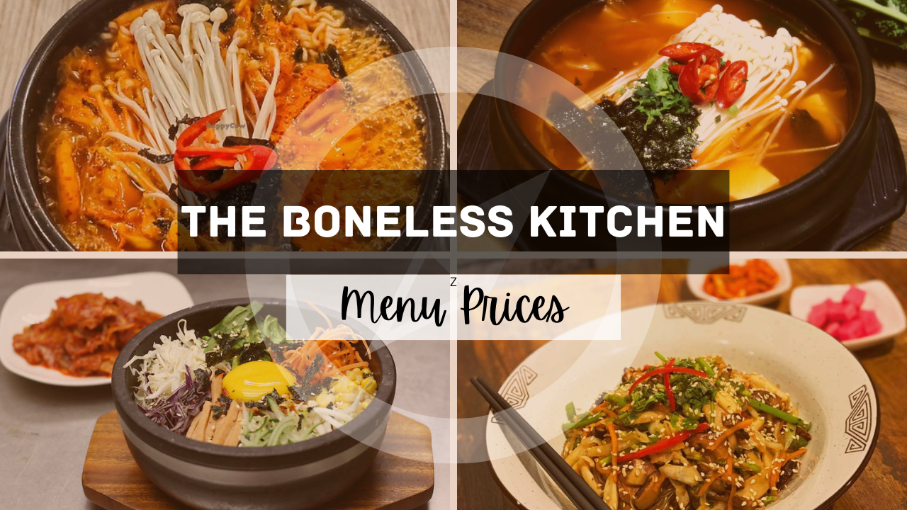 THE BONELESS KITCHEN MENU SINGAPORE