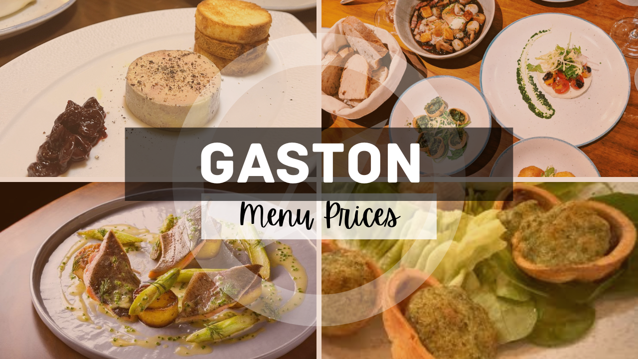GASTON MENU SINGAPORE & UPDATED PRICES 2025