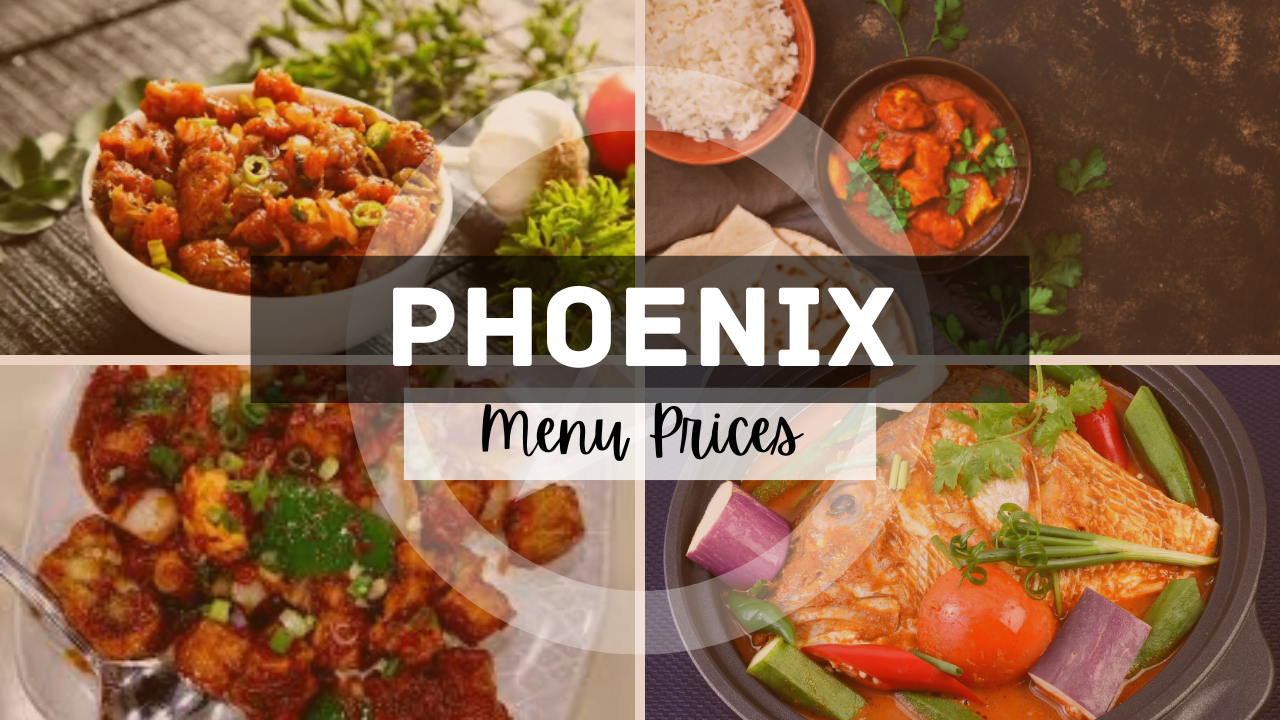 PHOENIX INDIAN RESTAURANT MENU SINGAPORE