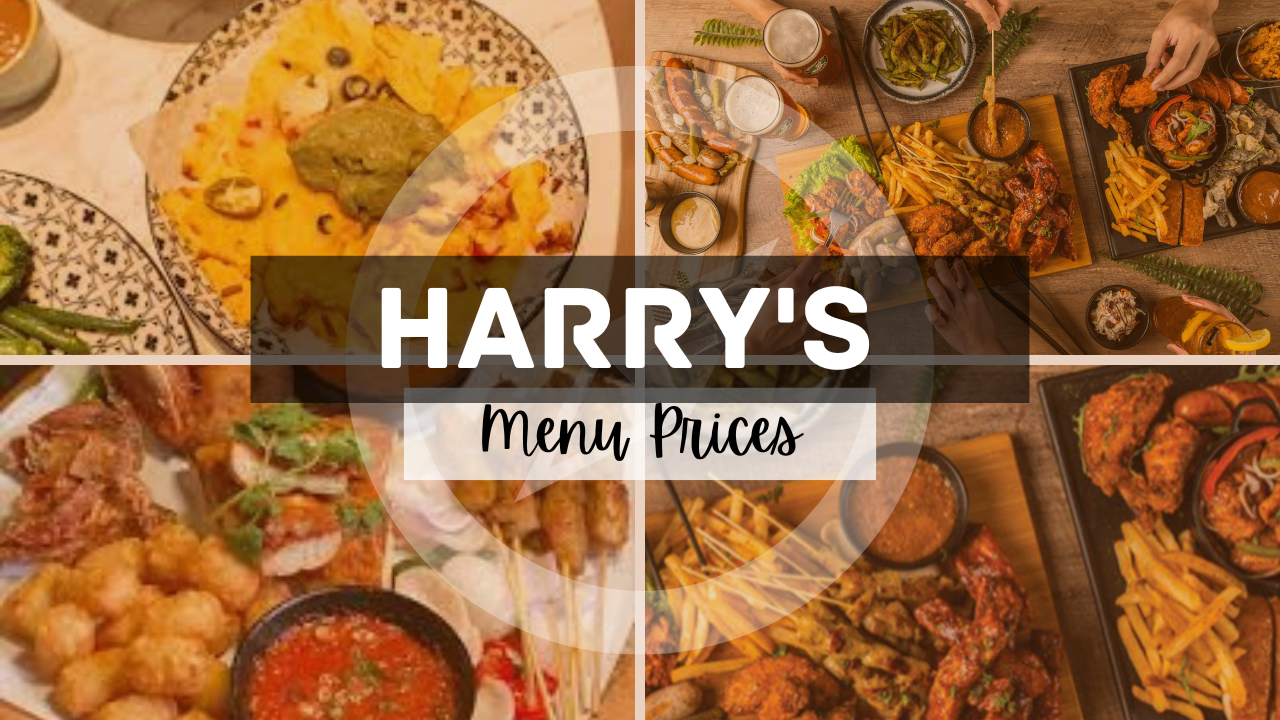 HARRY’S MENU SINGAPORE & UPDATED PRICES 2025