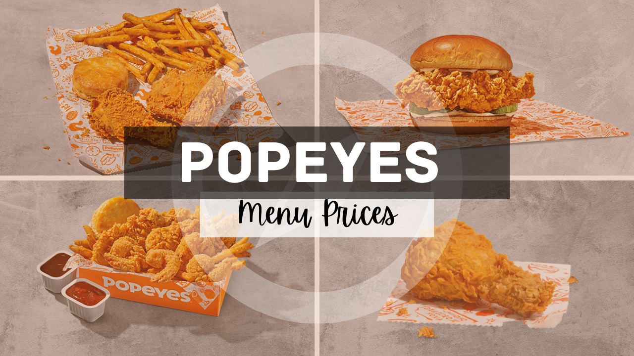 POPEYES MENU SINGAPORE & UPDATED PRICES 2025