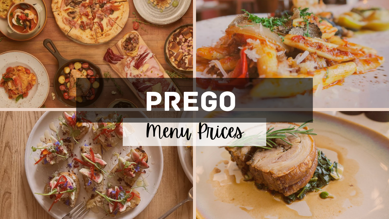 PREGO PREGO MENU SINGAPORE & UPDATED PRICES 2025