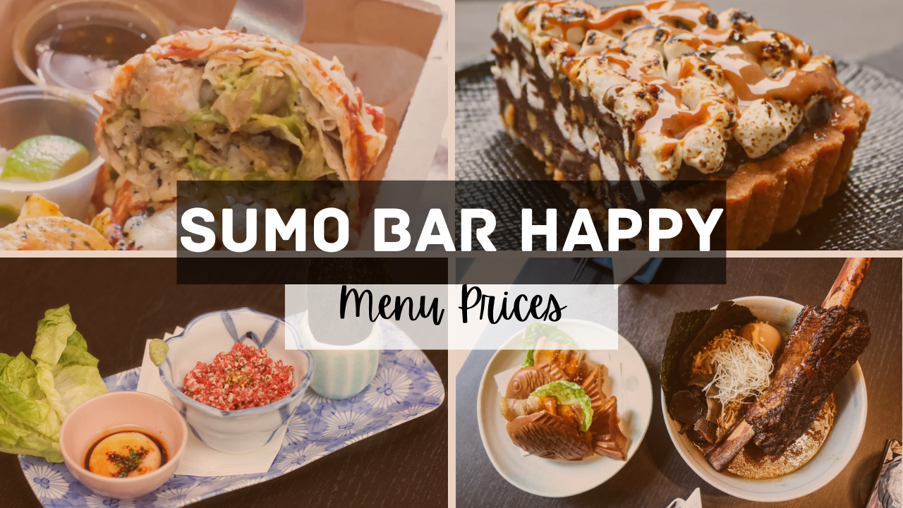 SUMO BAR HAPPY MENU SINGAPORE & UPDATED PRICES 2025